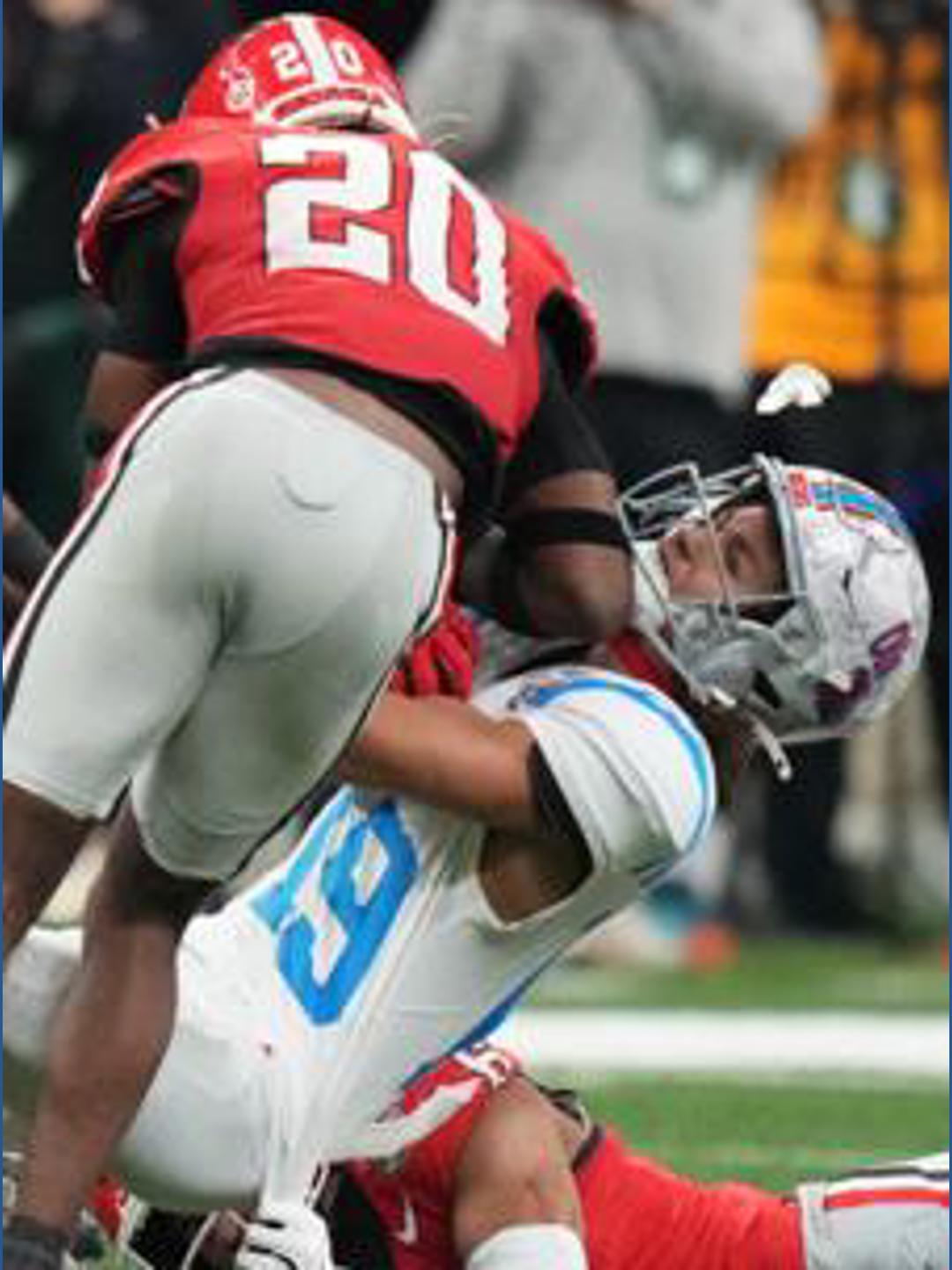 Should Georgia player have been ejected? Here's what the targeting rule ...