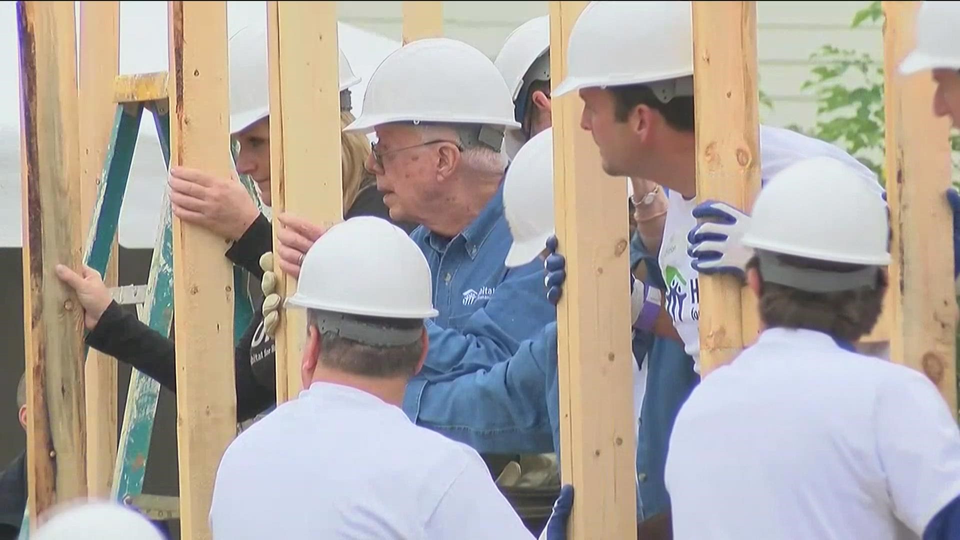 Jimmy Carter's work with Habitat for Humanity | 11alive.com