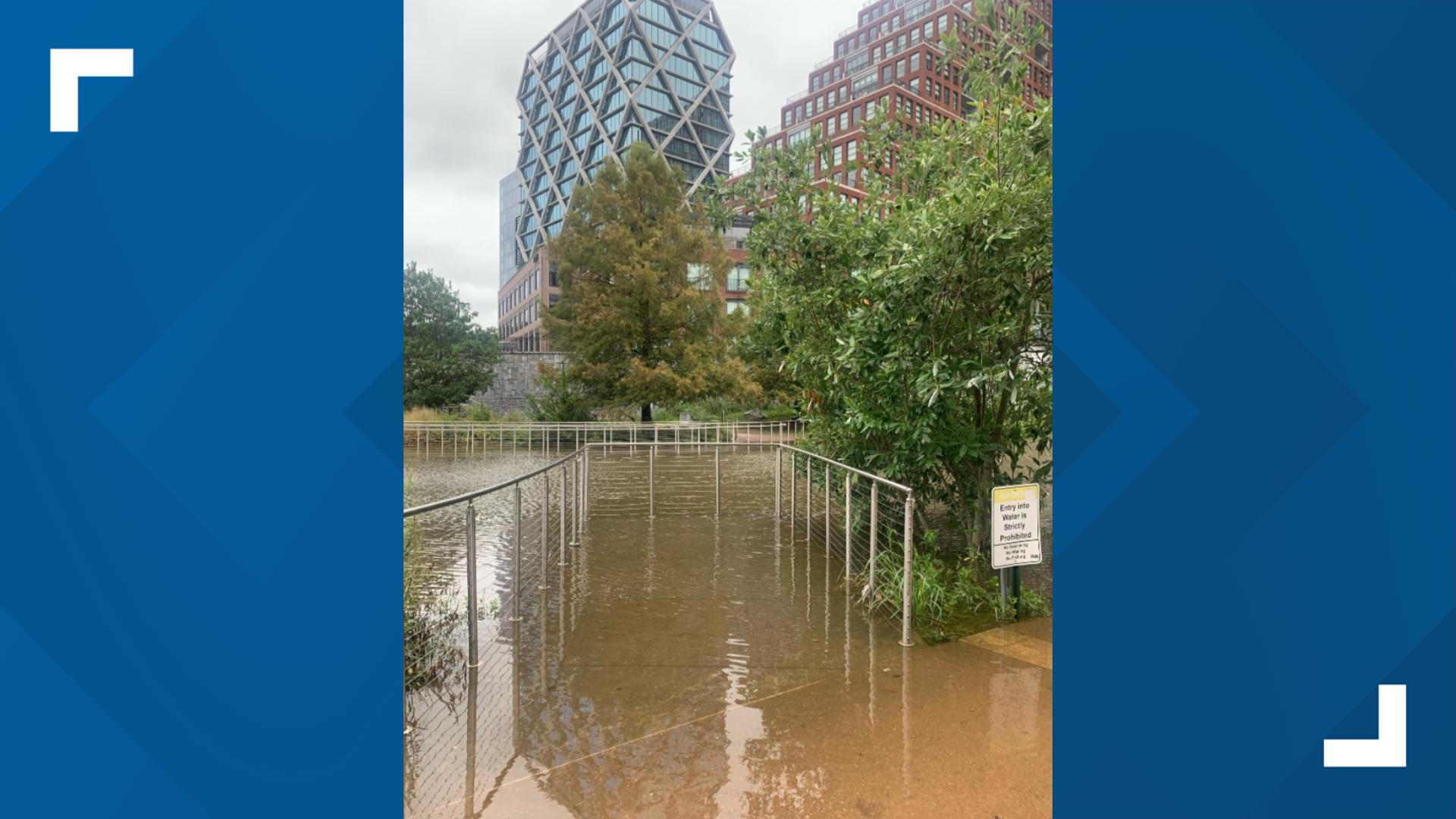Historic Old Fourth Ward Park flooded after Helene | 11alive.com