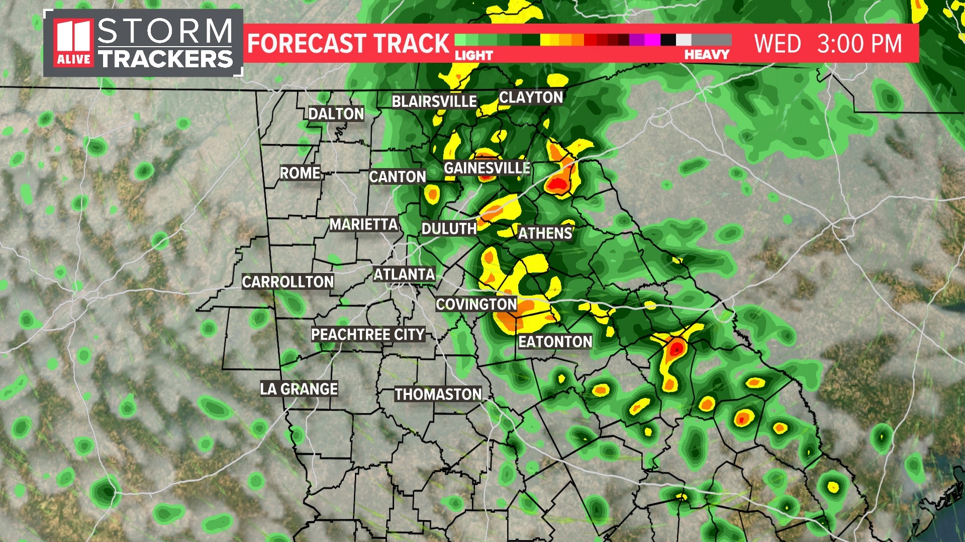 Atlanta weather updates | Rain Tuesday & Wednesday | 11alive.com