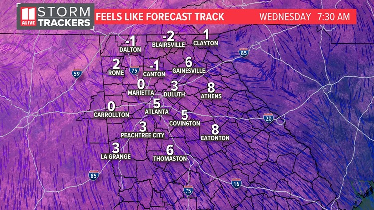 Will it snow in Georgia today or this week | 11alive.com