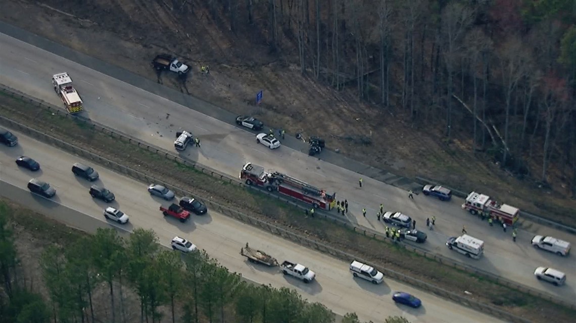Crash on 400 after driver leads chase in Forsyth County | 11alive.com