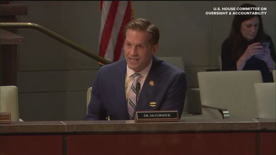 Rep. Rich McCormick confronts postmaster general about Georgia mail ...