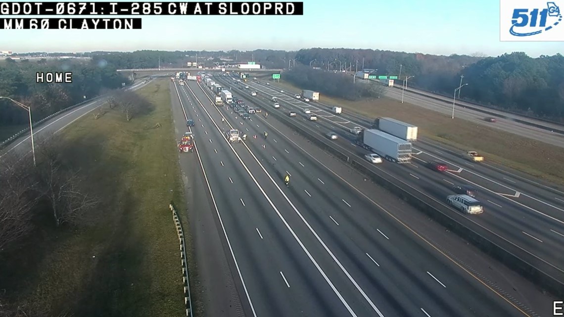 I-285 west in Clayton County | 11alive.com