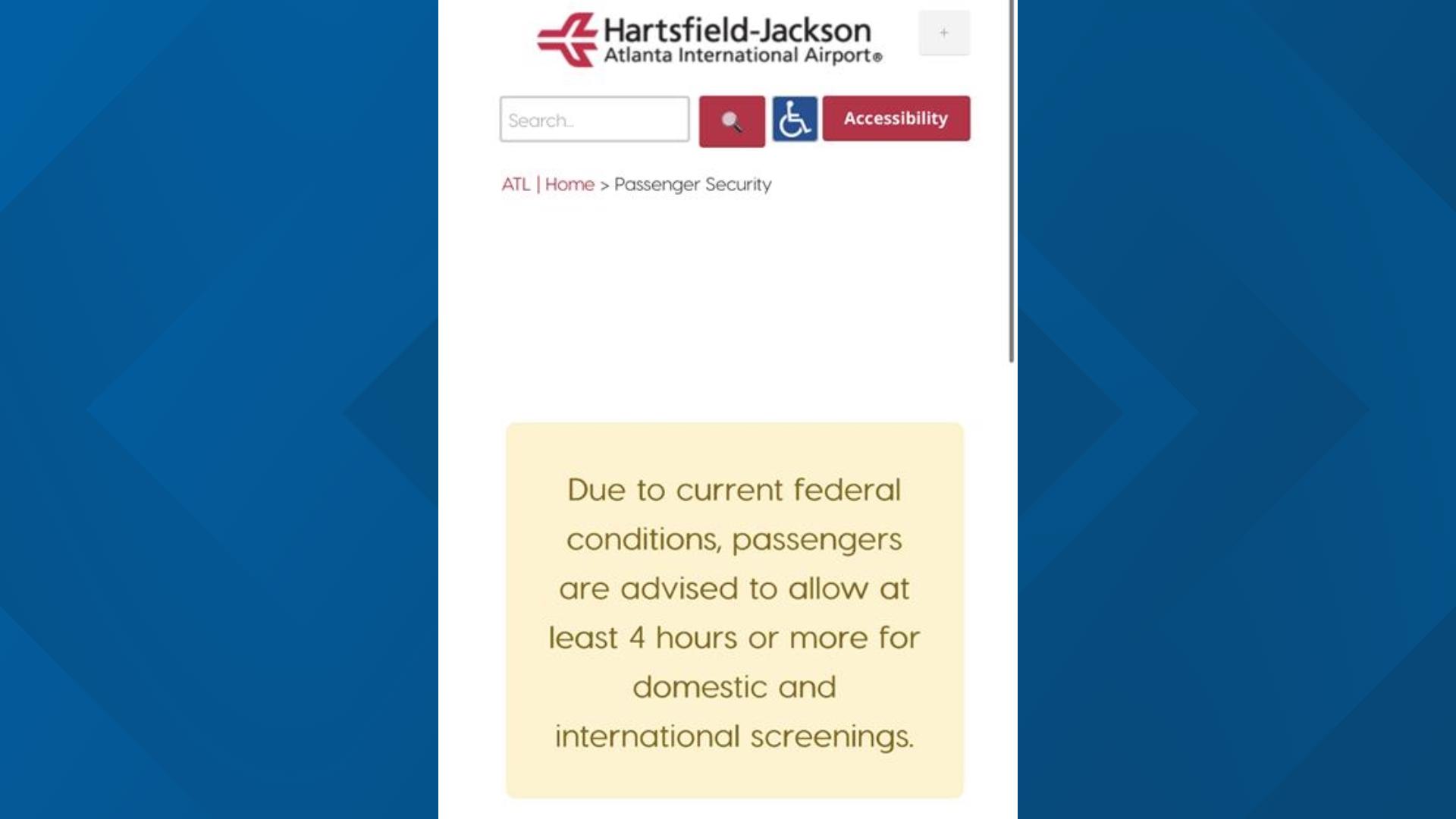 What to know about TSA wait times at Atlanta airport | 11alive.com
