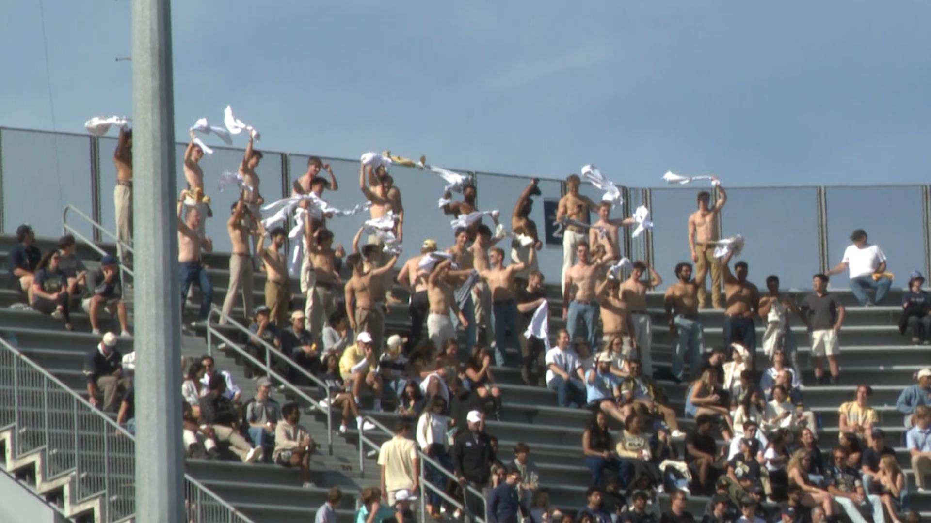 Georgia Tech fans go shirtless in new viral college football trend ...