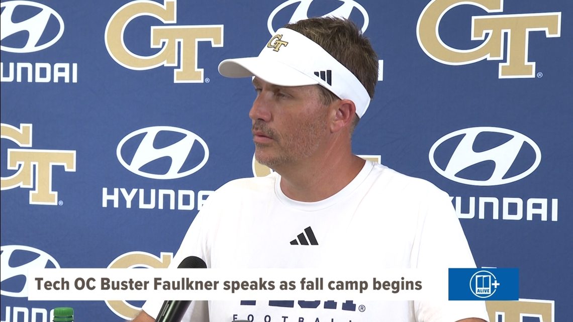1-on-1 with Georgia Tech offensive coordinator Buster Faulkner | Full ...
