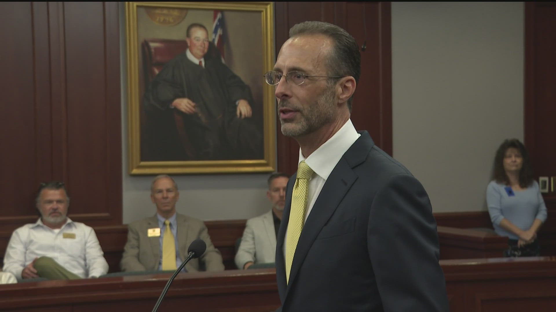 Jason Dickerson sworn in as newest state senator in front of family, friends in Cherokee County ...