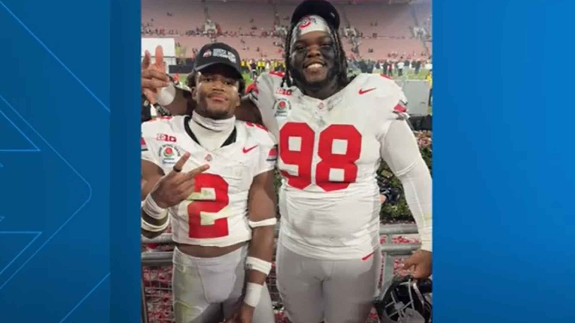 Kayden McDonald surprise for childhood teachers | CFP championship ...