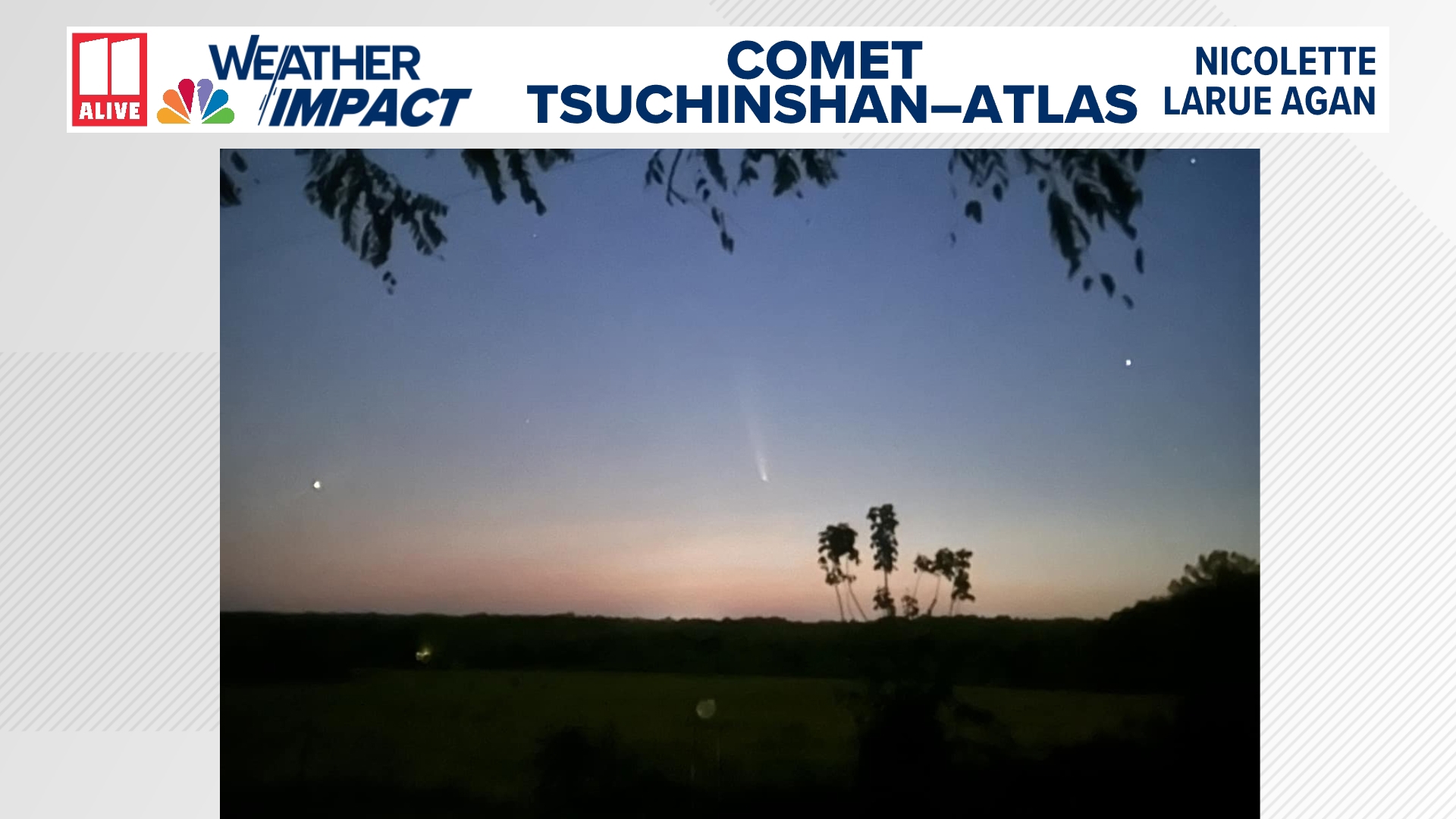 How to see Comet Tsuchinshan-ATLAS | 11alive.com