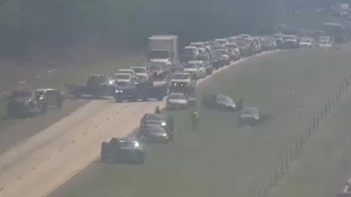 Crash on I-985 N at State Route 347 and Friendship Road in Hall County ...