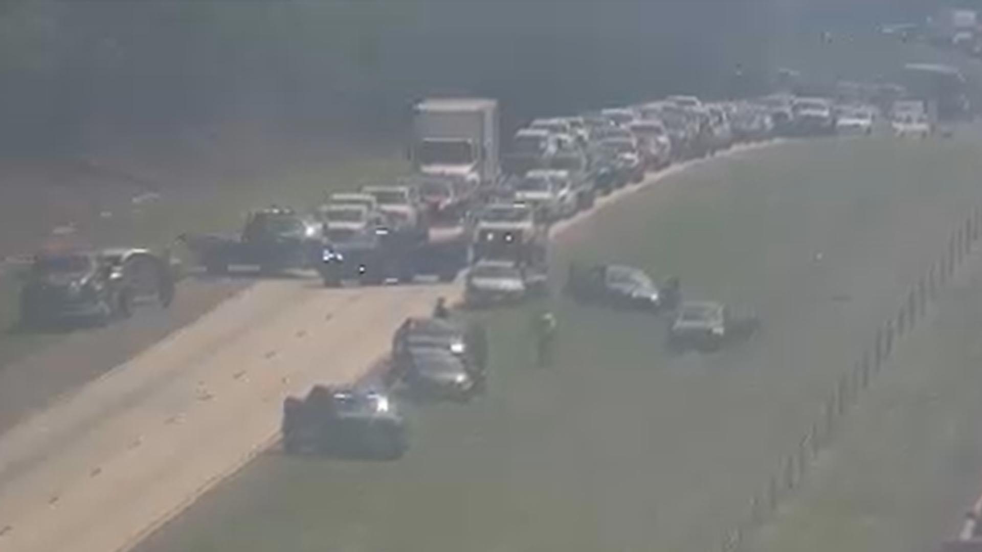 Crash on I-985 N at State Route 347 and Friendship Road in Hall County ...