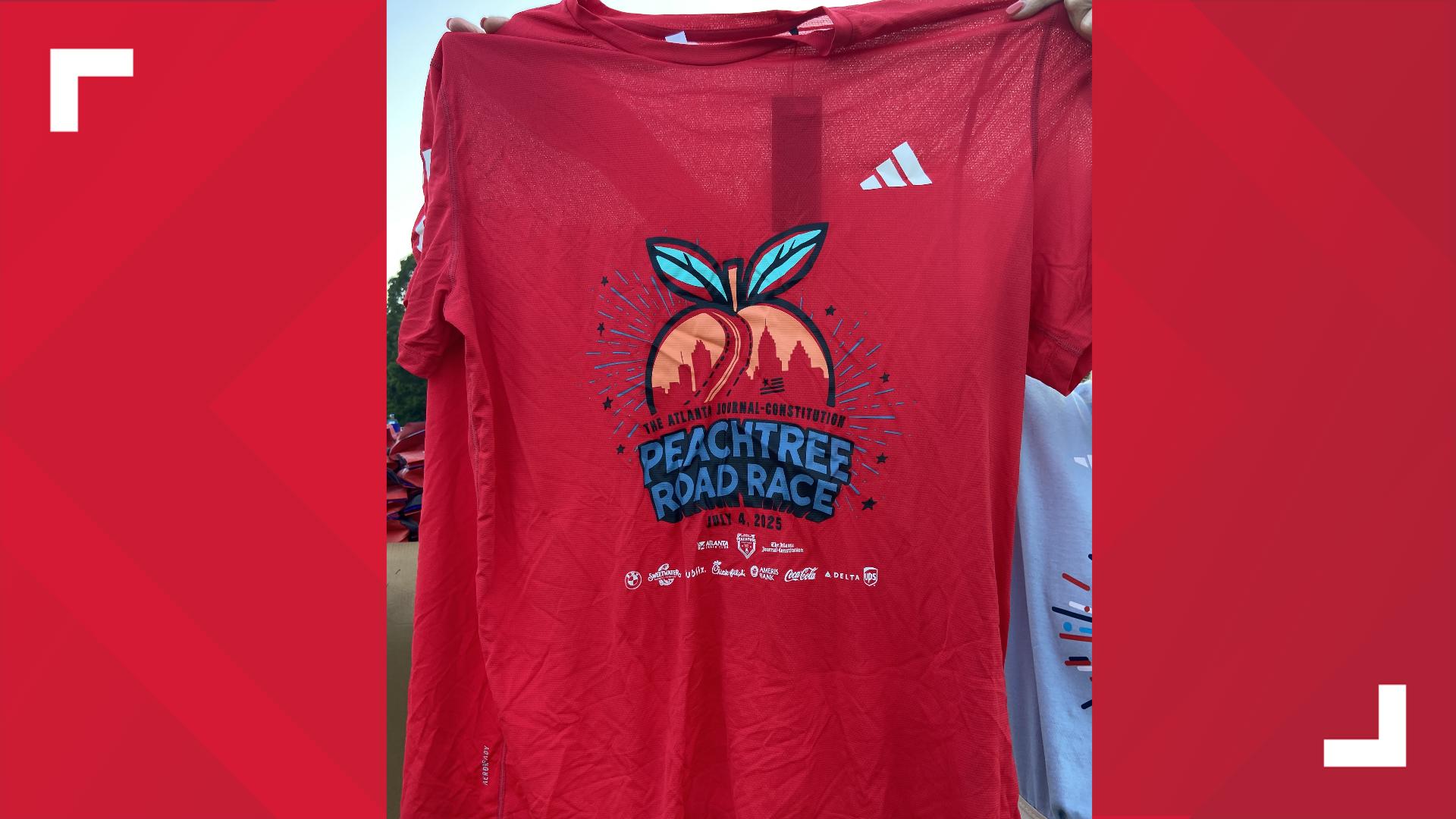 2025 AJC Peachtree Road Race shirt design reveal | 11alive.com