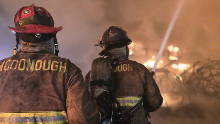 Fire erupts outside warehouse in McDonough, cause under review ...