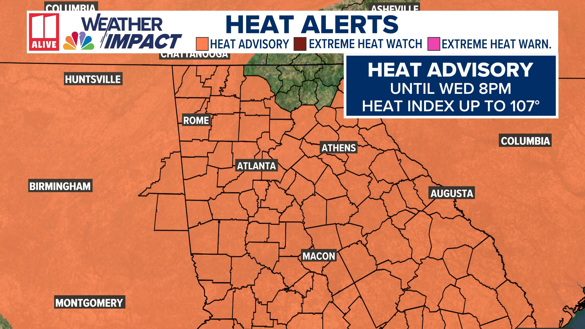 Heat wave to grip north Georgia as summer begins | 11alive.com