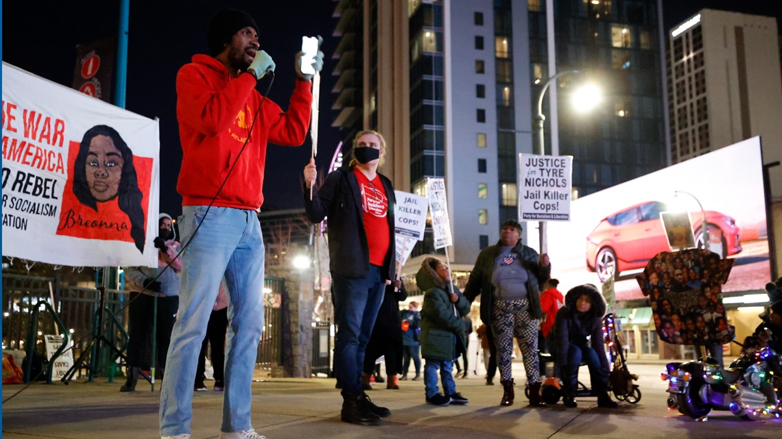 Memphis police beating video: Atlanta reacts, Tyre Nichols death ...