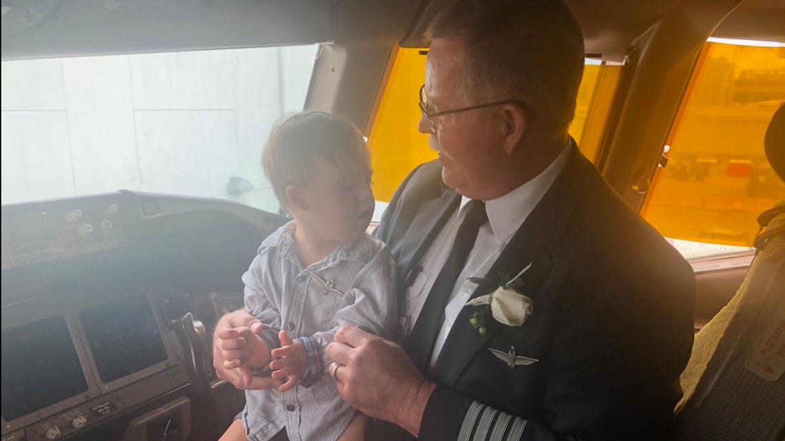 Retiring pilot gives wings to boy with Down syndrome | 11alive.com
