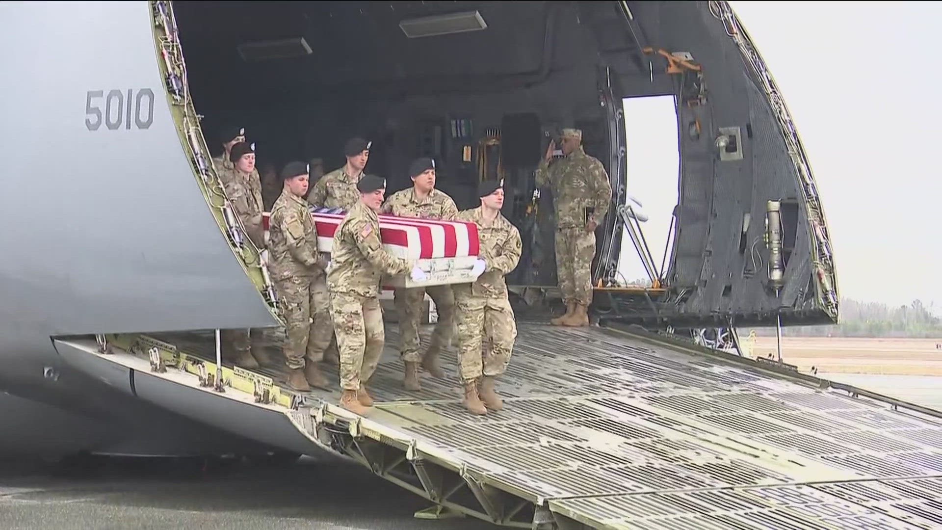 Dignified transfer of Georgia soldiers killed | 11alive.com
