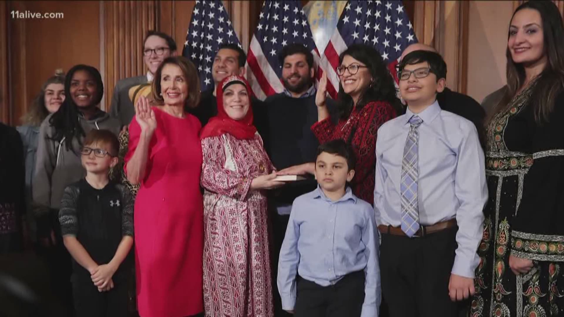 First of two Muslim congresswoman sworn in using Quran | 11alive.com
