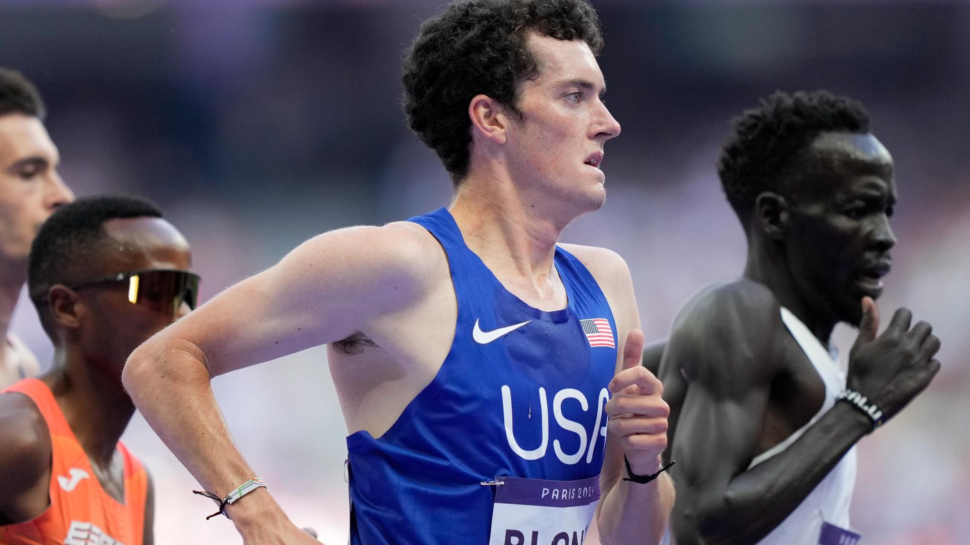 Graham Blanks Paris Olympics 5000m qualifying result | 11alive.com