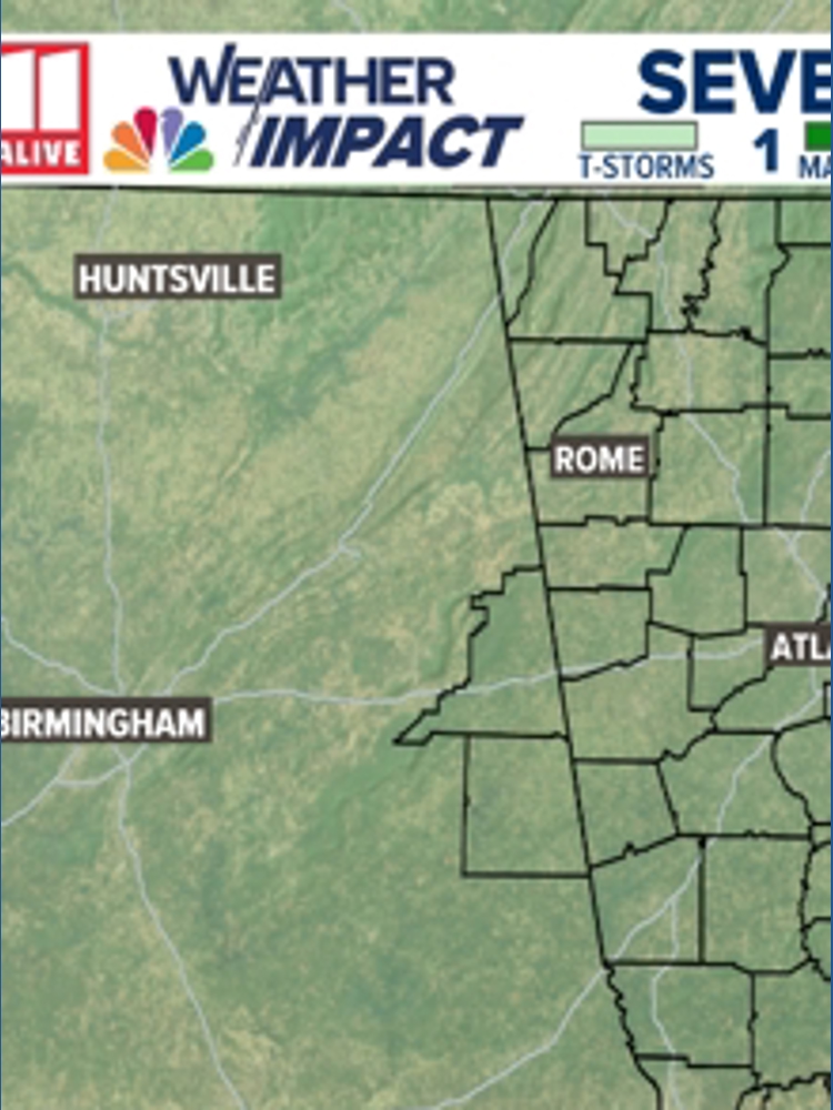 Heavy rain, storms expected in metro Atlanta, Georgia on Sept. 25 ...