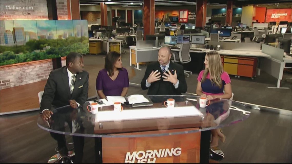 Morning Rush anchors react to Braves win in Game 3 | 11alive.com