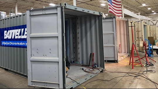 Decontamination containers set up to help N95 mask shortage | 11alive.com