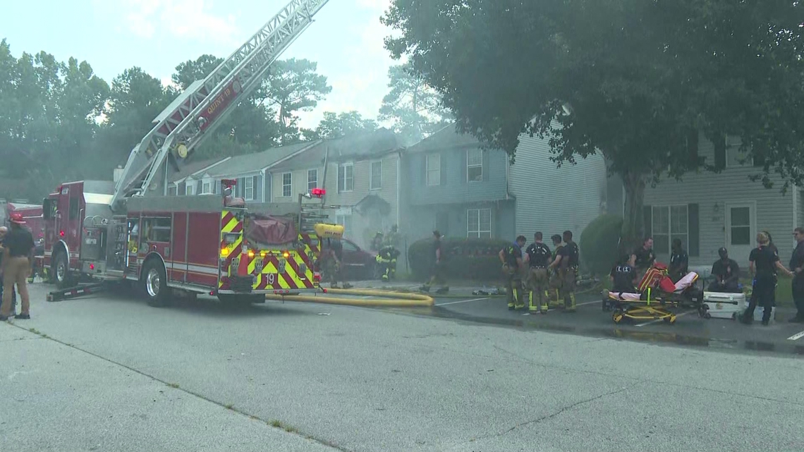 Fire on Shadow Walk Lane in DeKalb County Friday | 11alive.com
