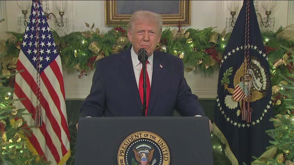 'We just needed a new president,' Trump White House speech tonight ...