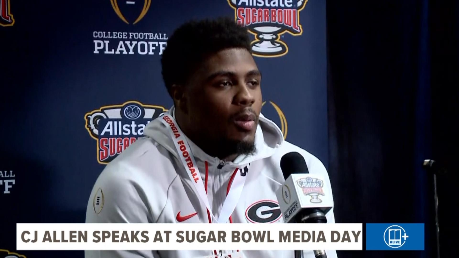 UGA linebacker CJ Allen talks what Dawgs need to do to beat Ole Miss in ...