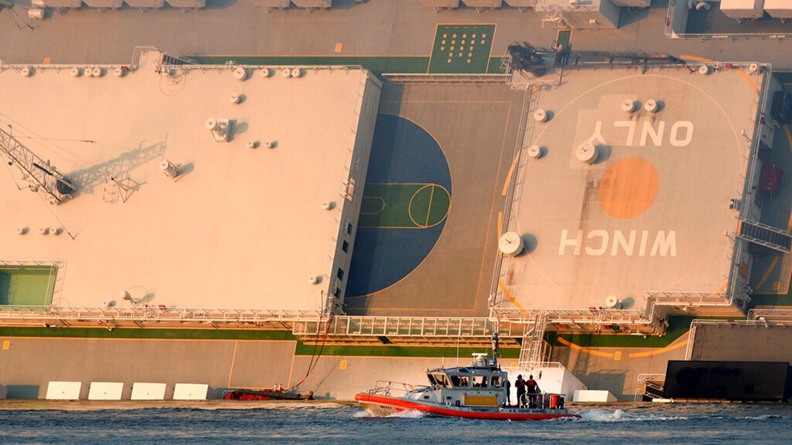 Brunswick capsized ship Coast Guard rescue | 11alive.com