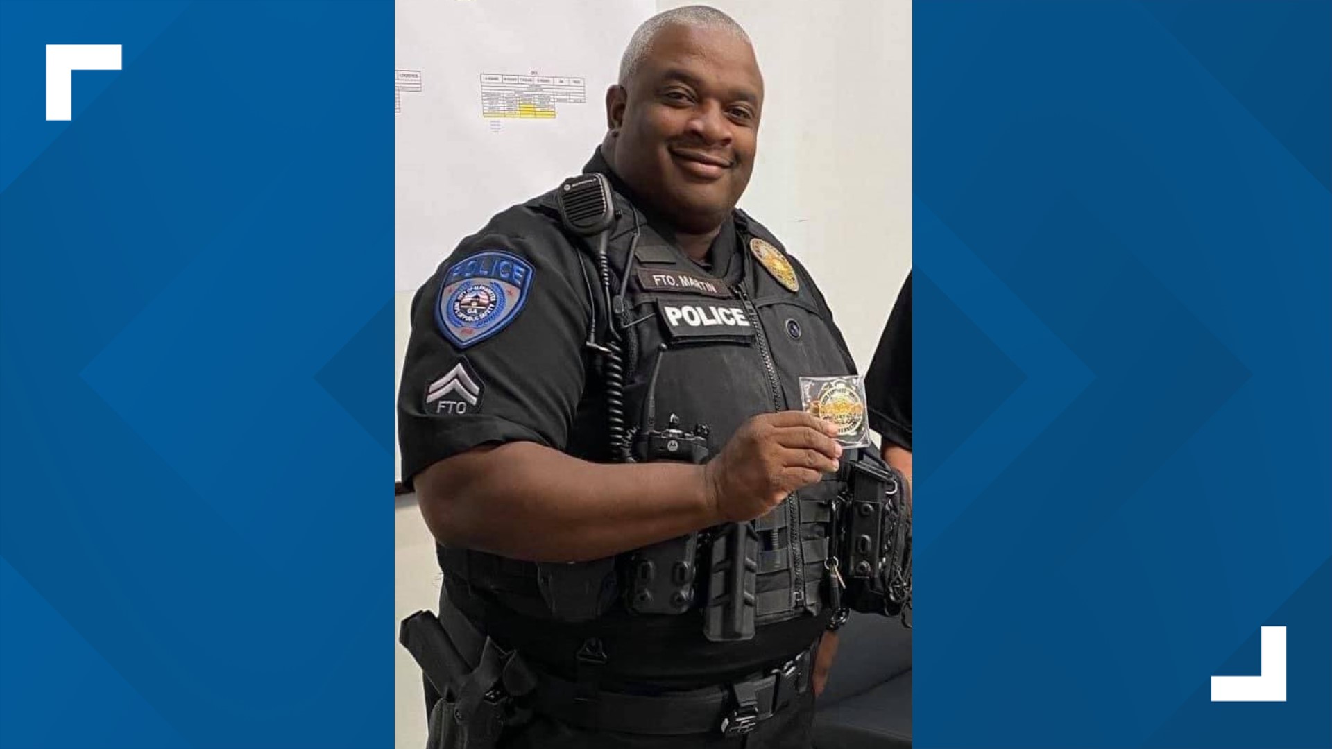 Alpharetta officer clinton martin passes away from COVID-19 | 11alive.com