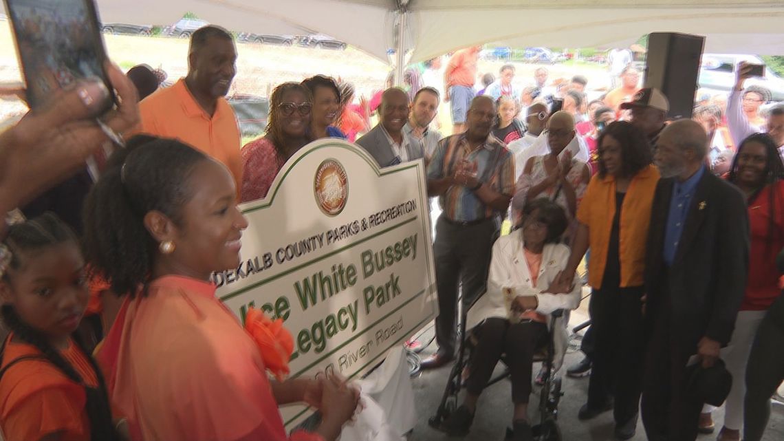 Ellenwood Park renamed Alice White Bussey Legacy Park by DeKalb County ...