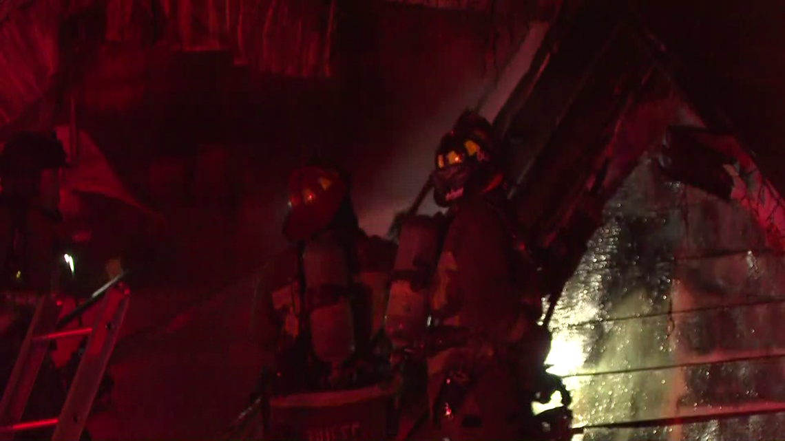 East Lake fire on W Pharr Street destroys home | 11alive.com