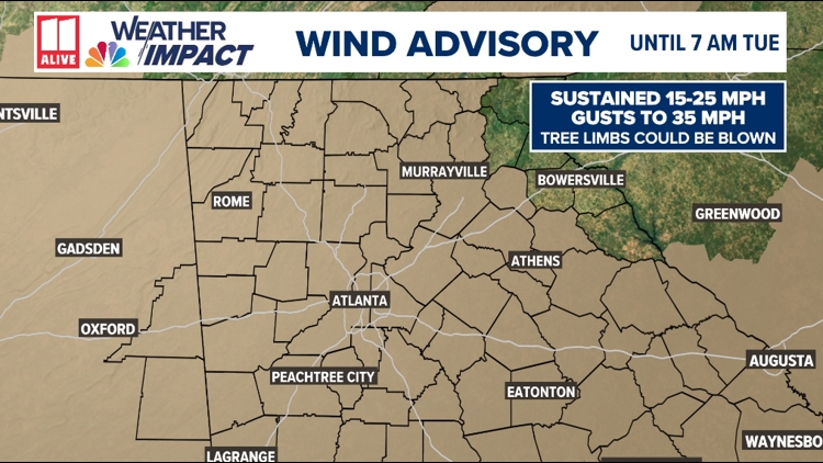 Atlanta weather forecast | Cold air set to move in | 11alive.com