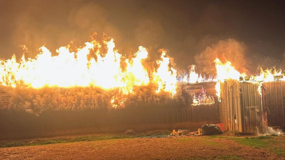 Huge flames engulf poultry house in Walton County killing more than ...