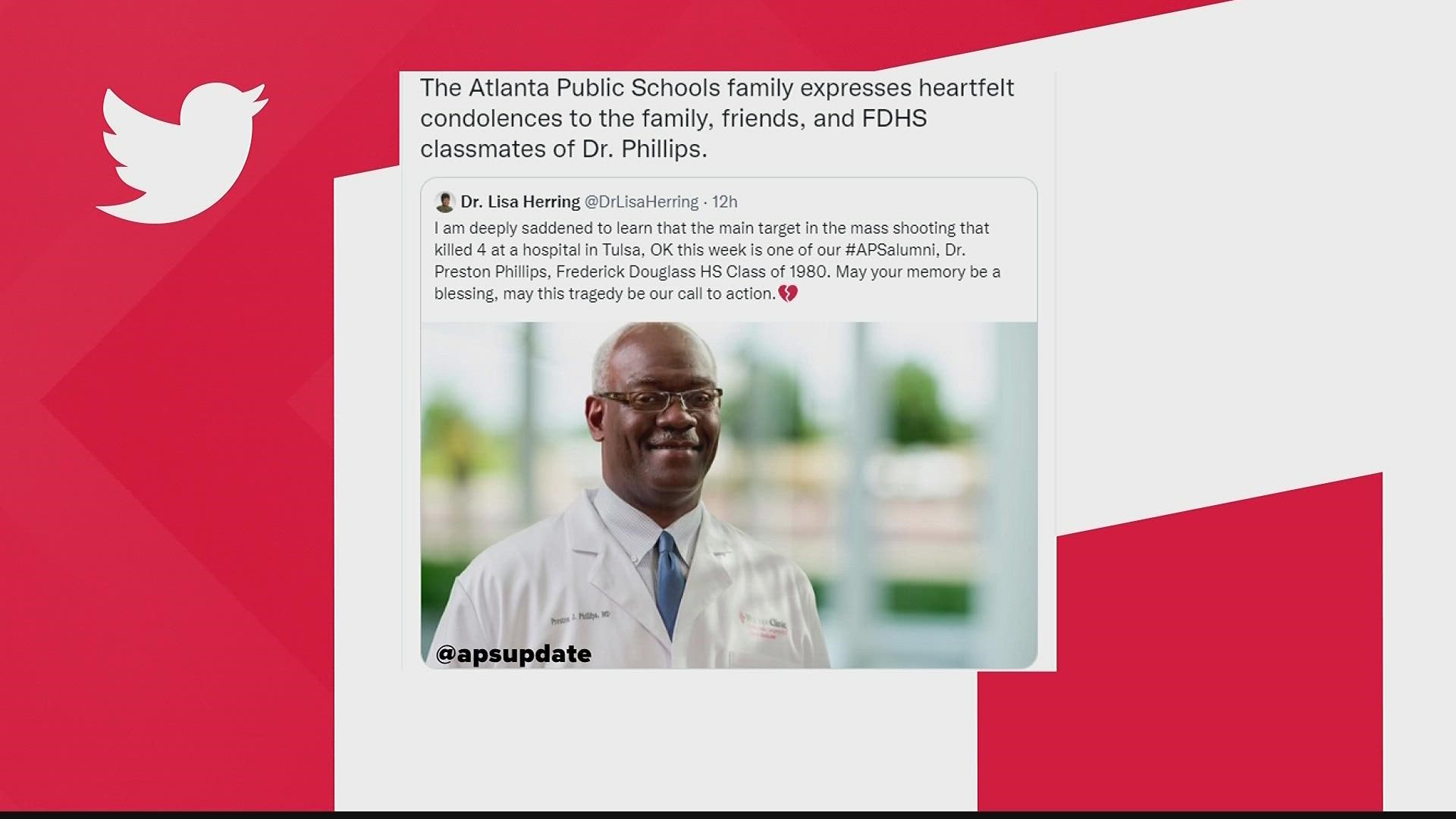 Atlanta Public Schools mourns death of doctor killed in Tulsa shooting ...