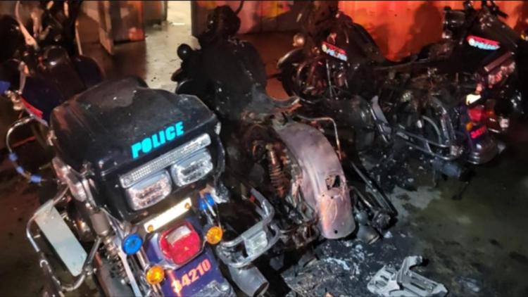 Arrest made in connection to 'Cop City' arson attack, police say ...