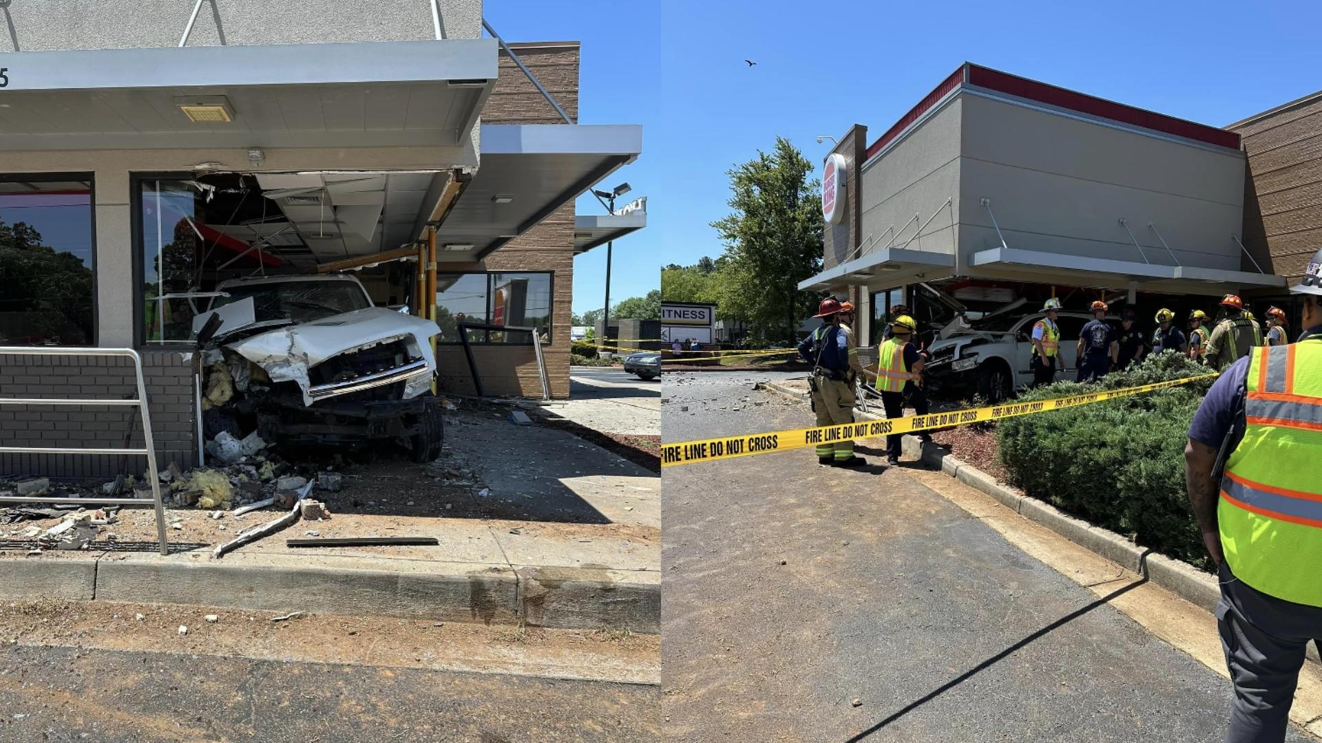 Car crashes into Burger King in Lawrenceville | 11alive.com
