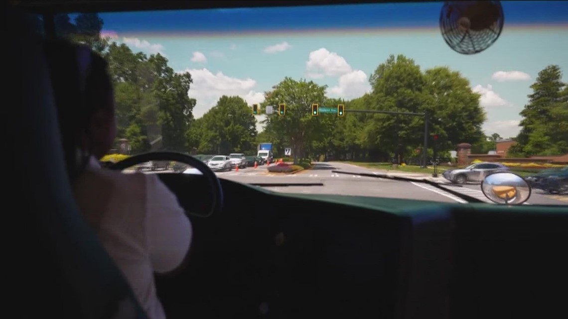 Fulton County school buses testing new technology to change red lights ...