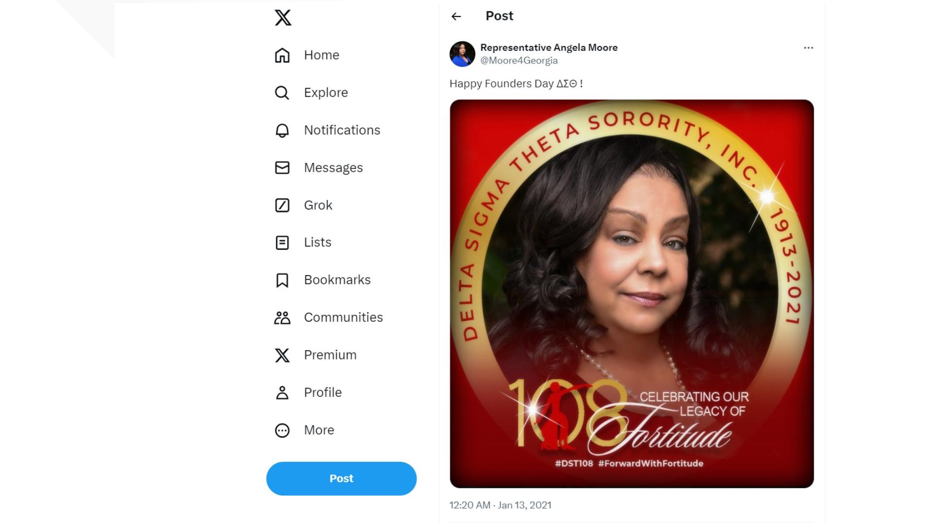 State Rep. Angela Moore responds to sorority accusations | 11alive.com