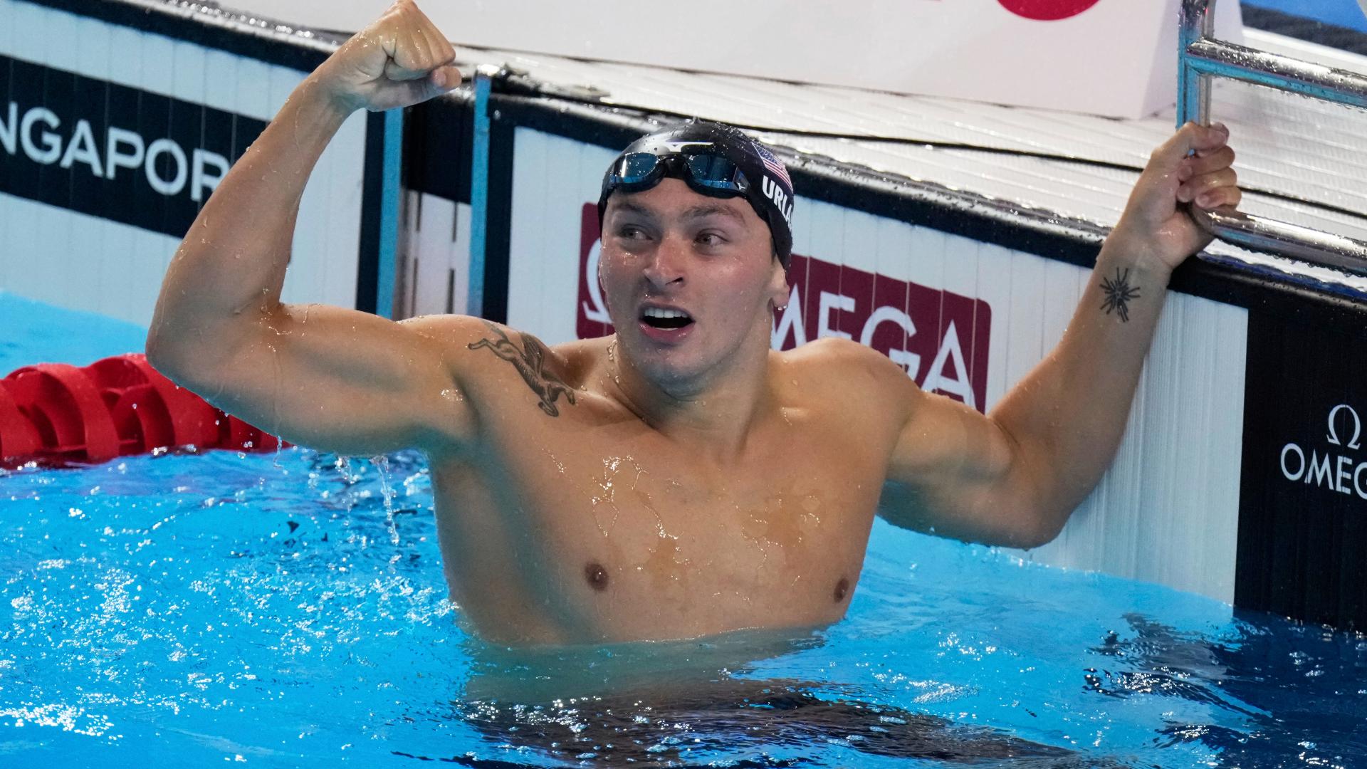 UGA's Luca Urlando wins 200m butterfly gold at World Championships | 11alive.com