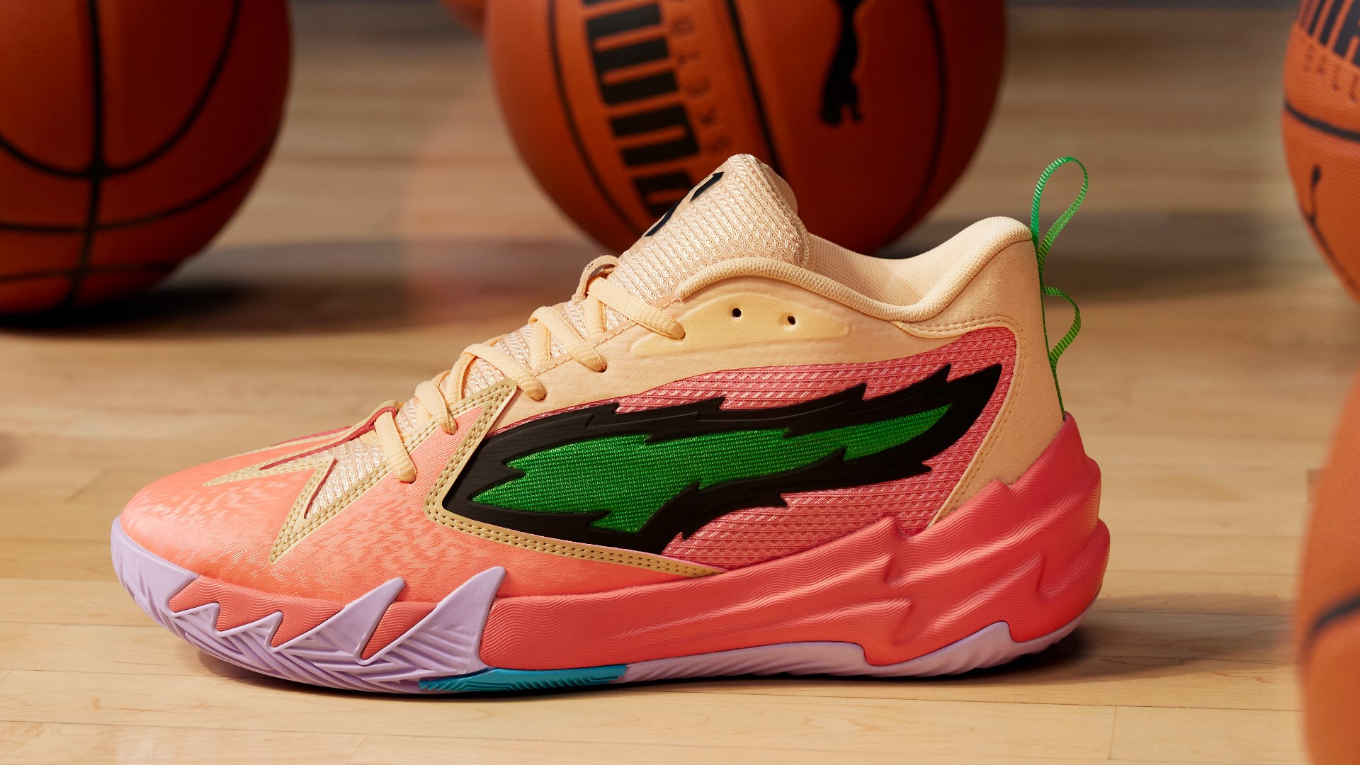 Scoot Henderson Scoot Zeros Georgia Peach new Puma shoe | 11alive.com