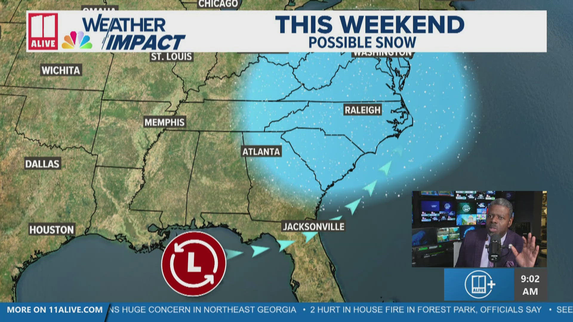 Snow possible as cold grips Georgia | 11alive.com