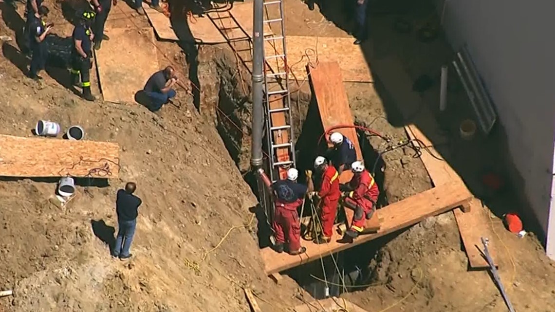Construction worker trench collapse, rescue in Paulding County ...