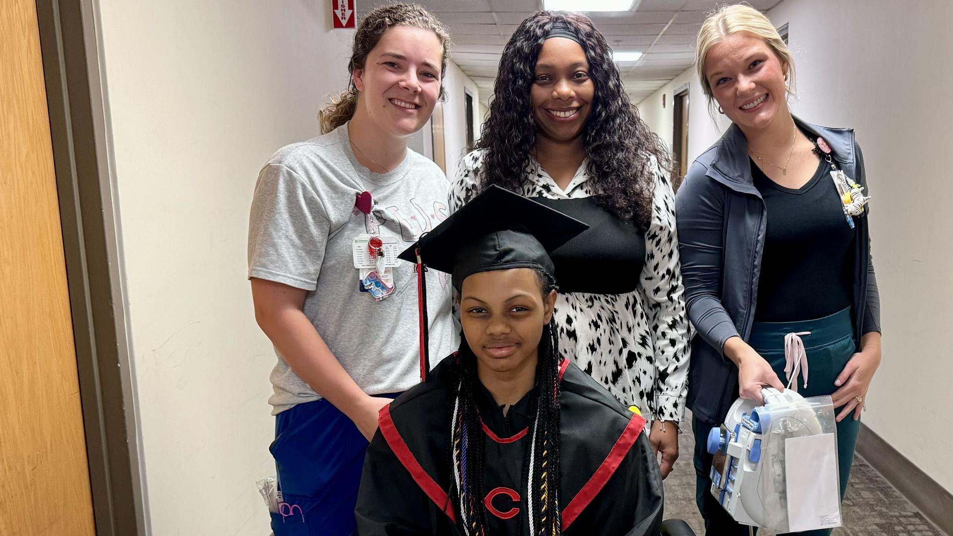 Piedmont Hospital throws graduation ceremony for patient | 11alive.com