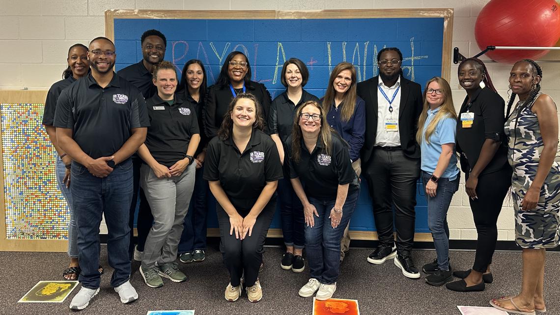 Teachers lounge at Chesney Elementary | 11alive.com