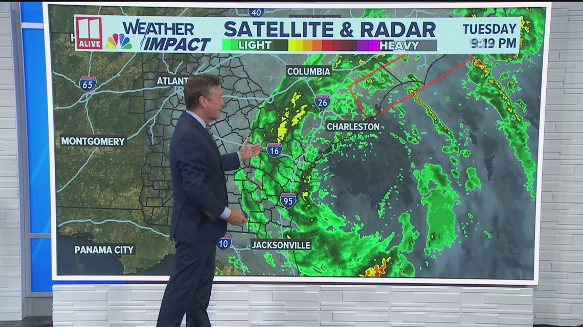 Tracking Debby | Storm leaves Georgia, making its way to South Carolina ...