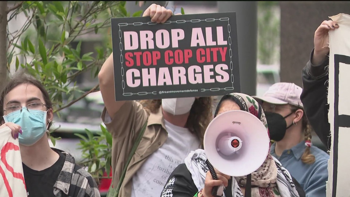 'Cop City' protestors appear in court | 11alive.com