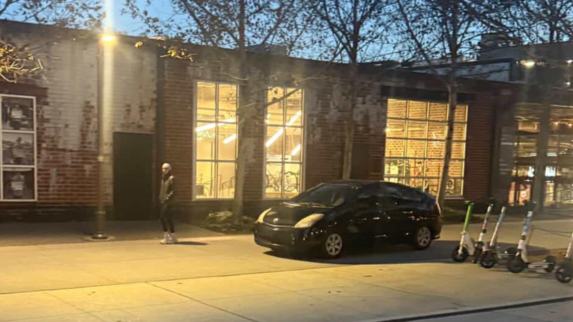 Car seen driving on the BeltLine near Krog Street | 11alive.com